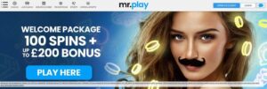 Mr Play Casino Review (UK): £200 + 100 Free Spins Bonus!